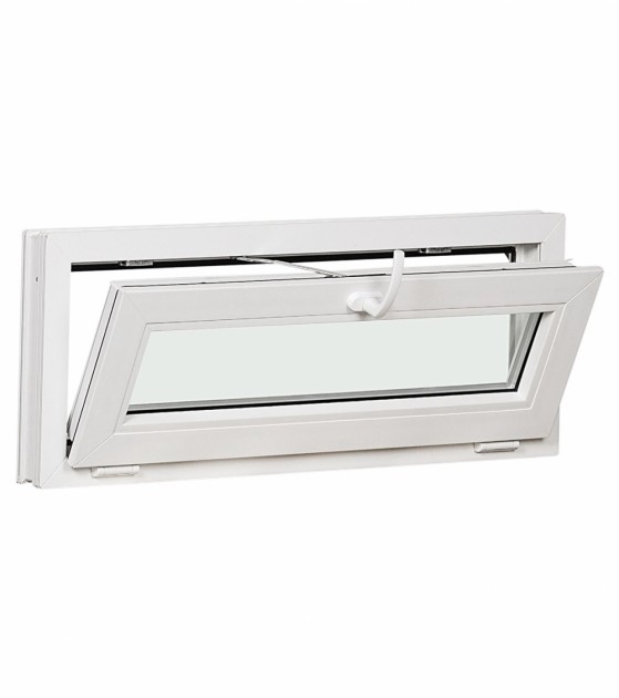 Pvc Vindu Bunnhengslet B100xH40cm 3-lags | Vindu Butikken